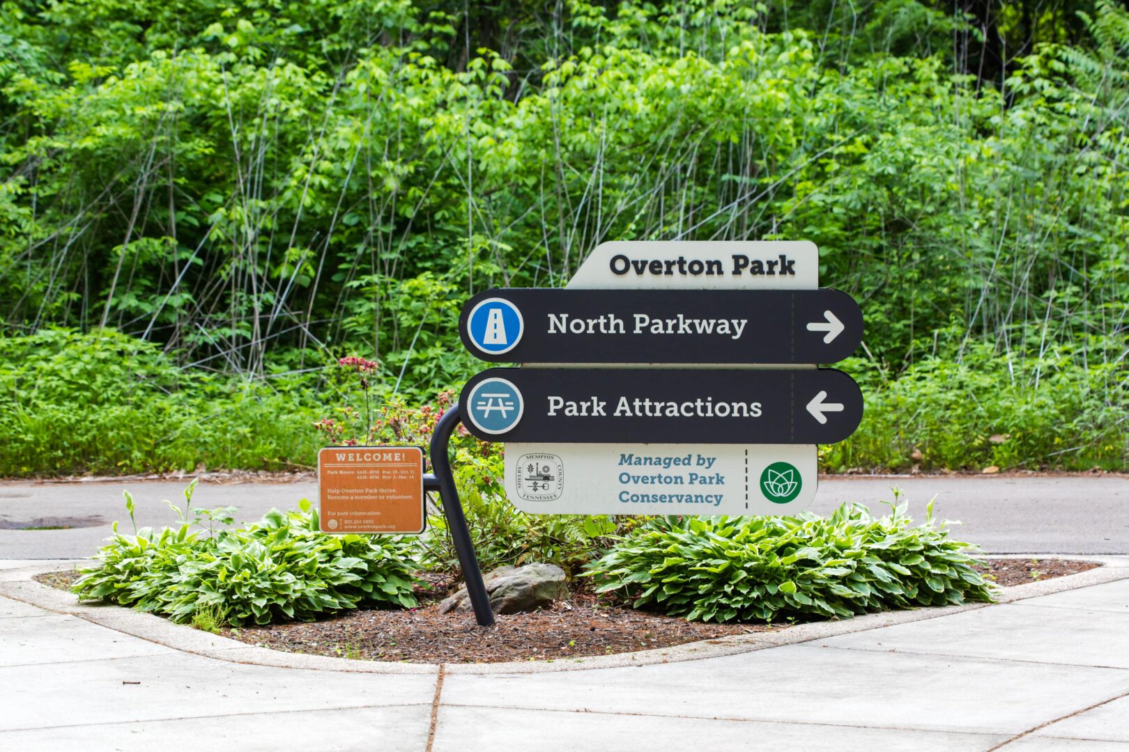 Wayfinding & Trail Markers | Overton Park Conservancy